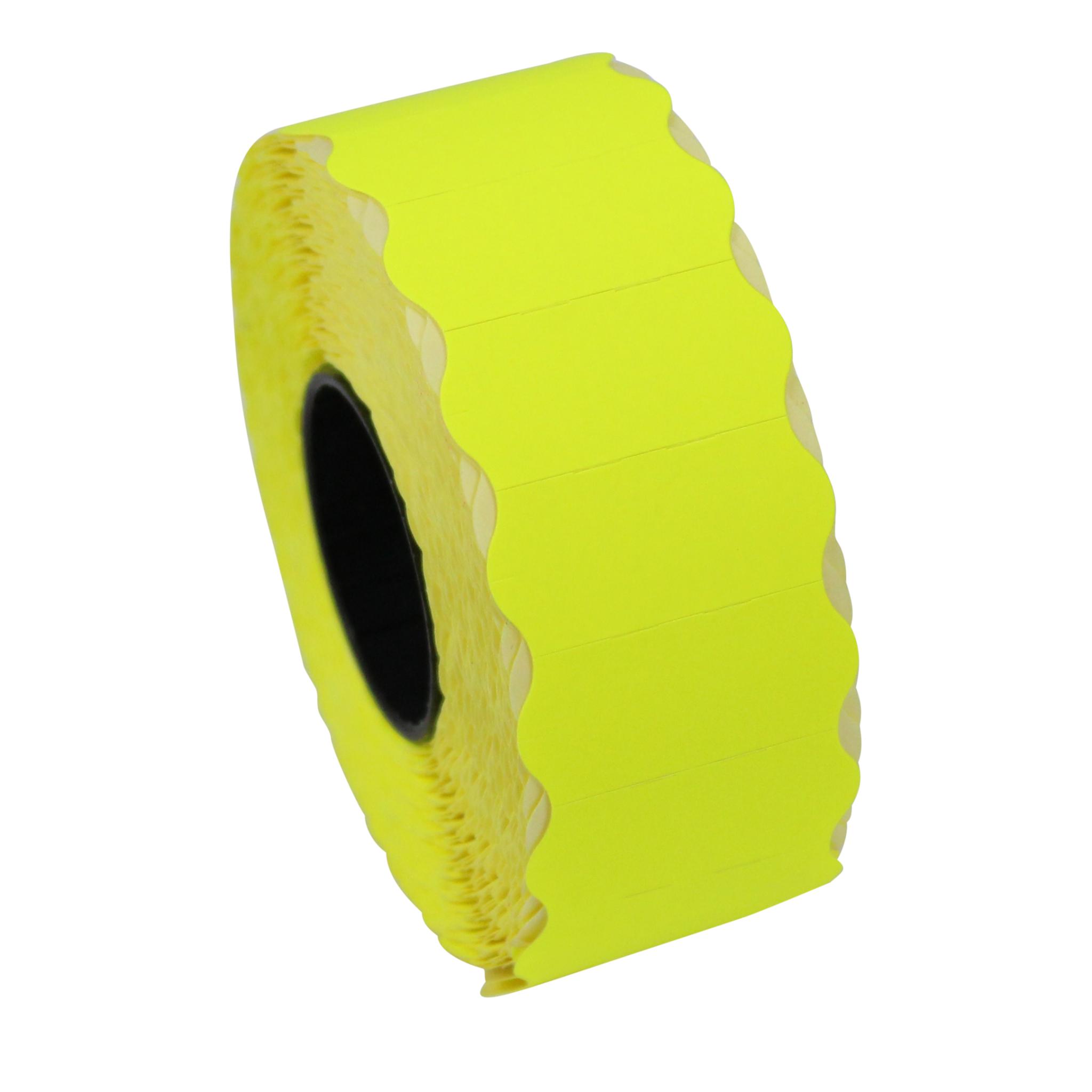 Fluorescent Yellow Price Gun Labels - CT4 Fluorescent Yellow 26mm x ...