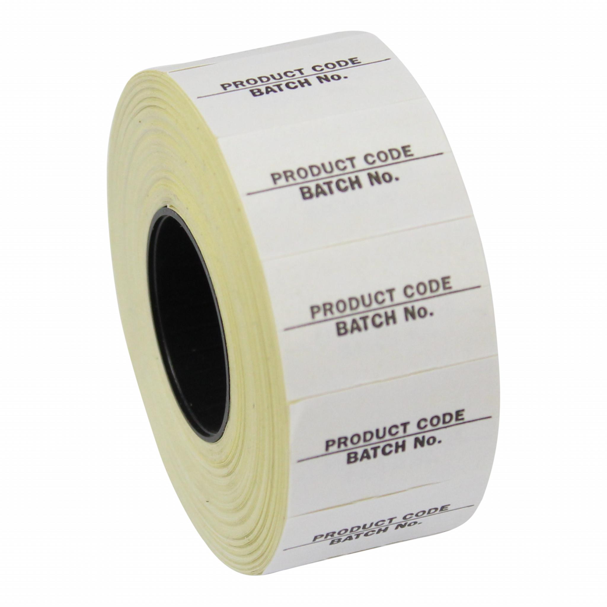 CT7 26x16mm Product Code / Batch No Labels | Price Guns and Labels