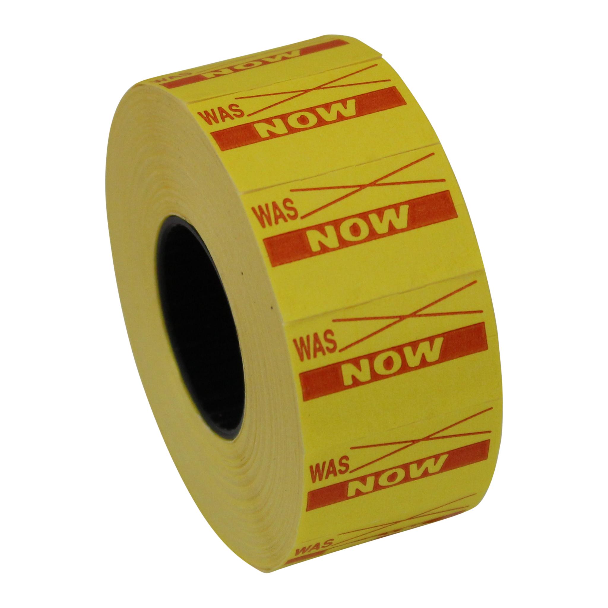 CT7 26x16mm Was / Now Price Gun Labels | Price Guns and Labels