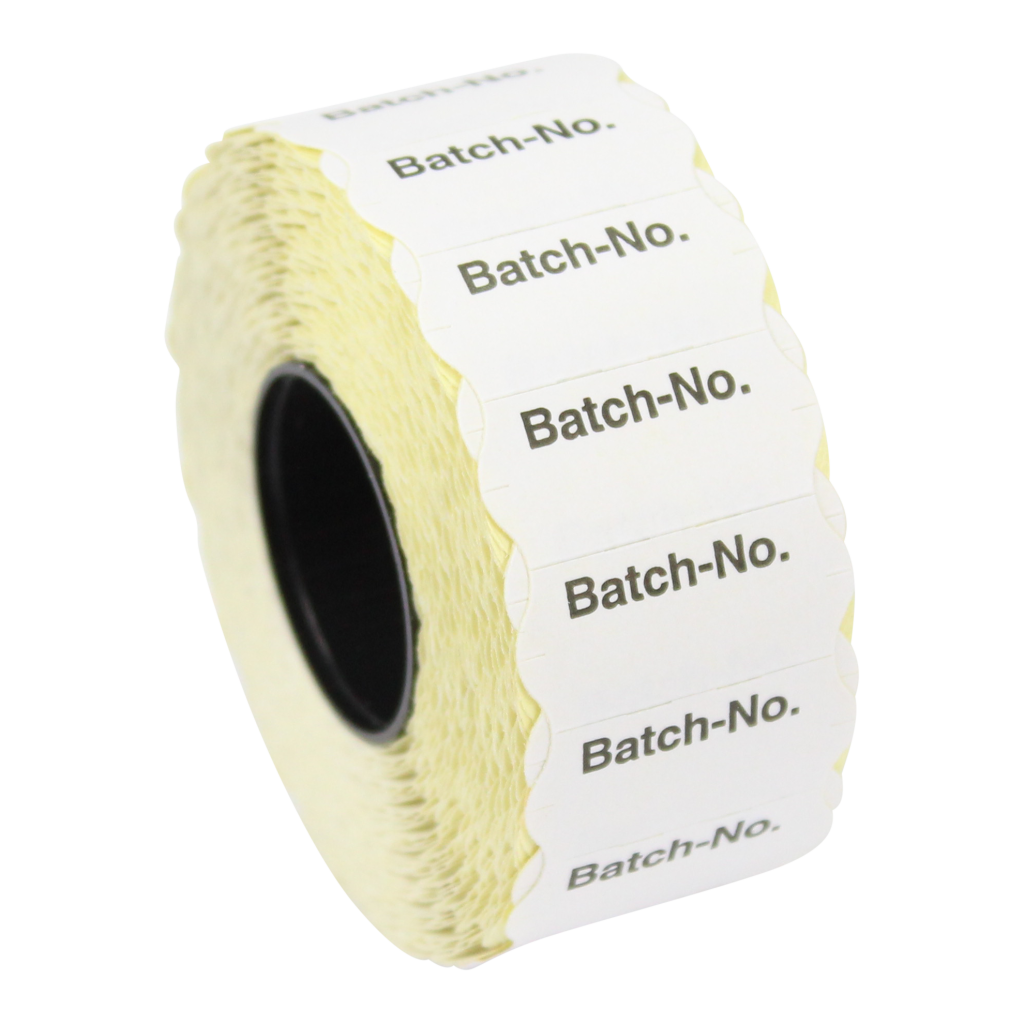 BATCH NO Price Gun Labels - CT4 White BATCH NO 26mm x 12mm | Price Guns ...