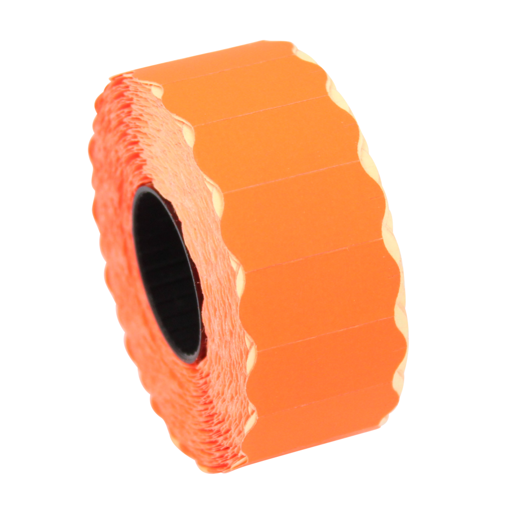 Fluorescent Red Price Gun Labels - CT4 Fluorescent Red 26mm x 12mm ...