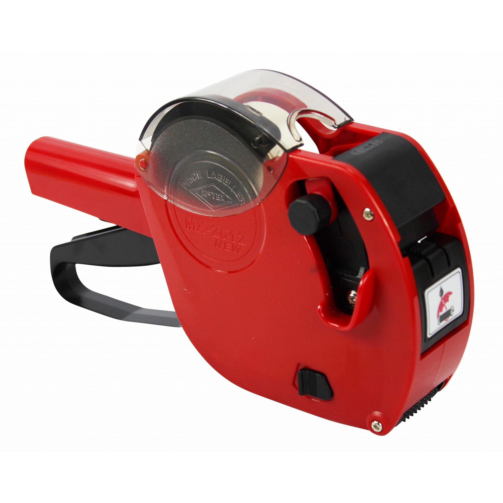 Motex 2612 Date Coding Gun in Red | Price Guns and Labels